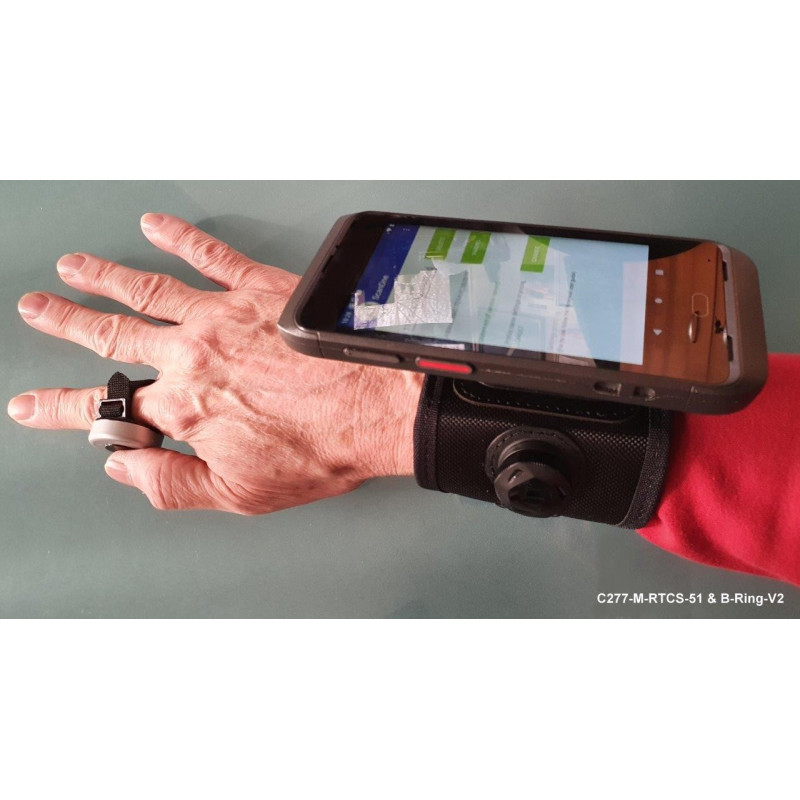 Rotative forearm holder for Honeywell Dolphin CT40